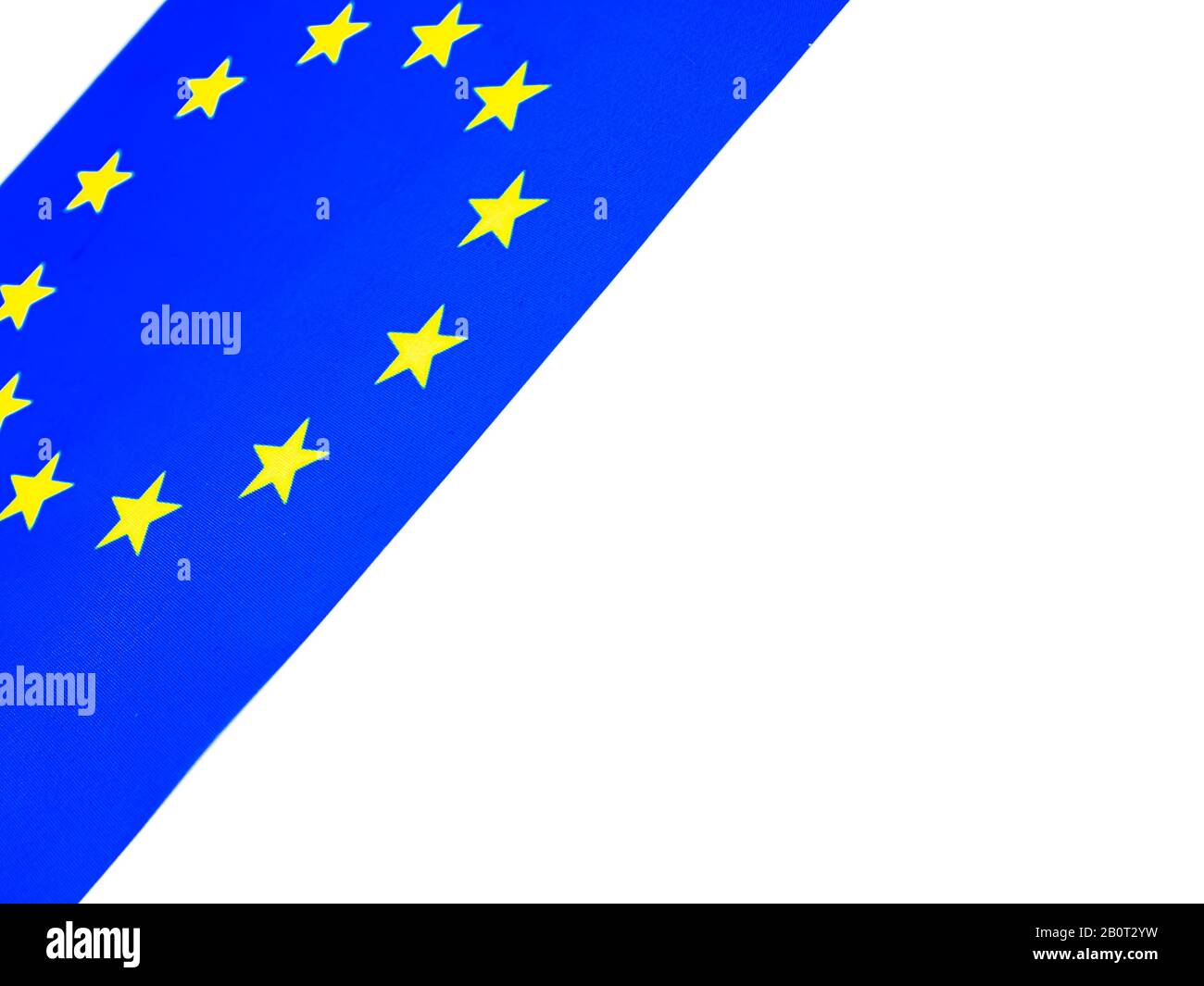 European Union flag on a white background Stock Photo - Alamy