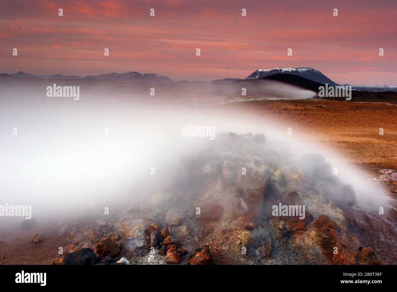 Vulcanic activity at Krafla, Iceland Stock Photo - Alamy