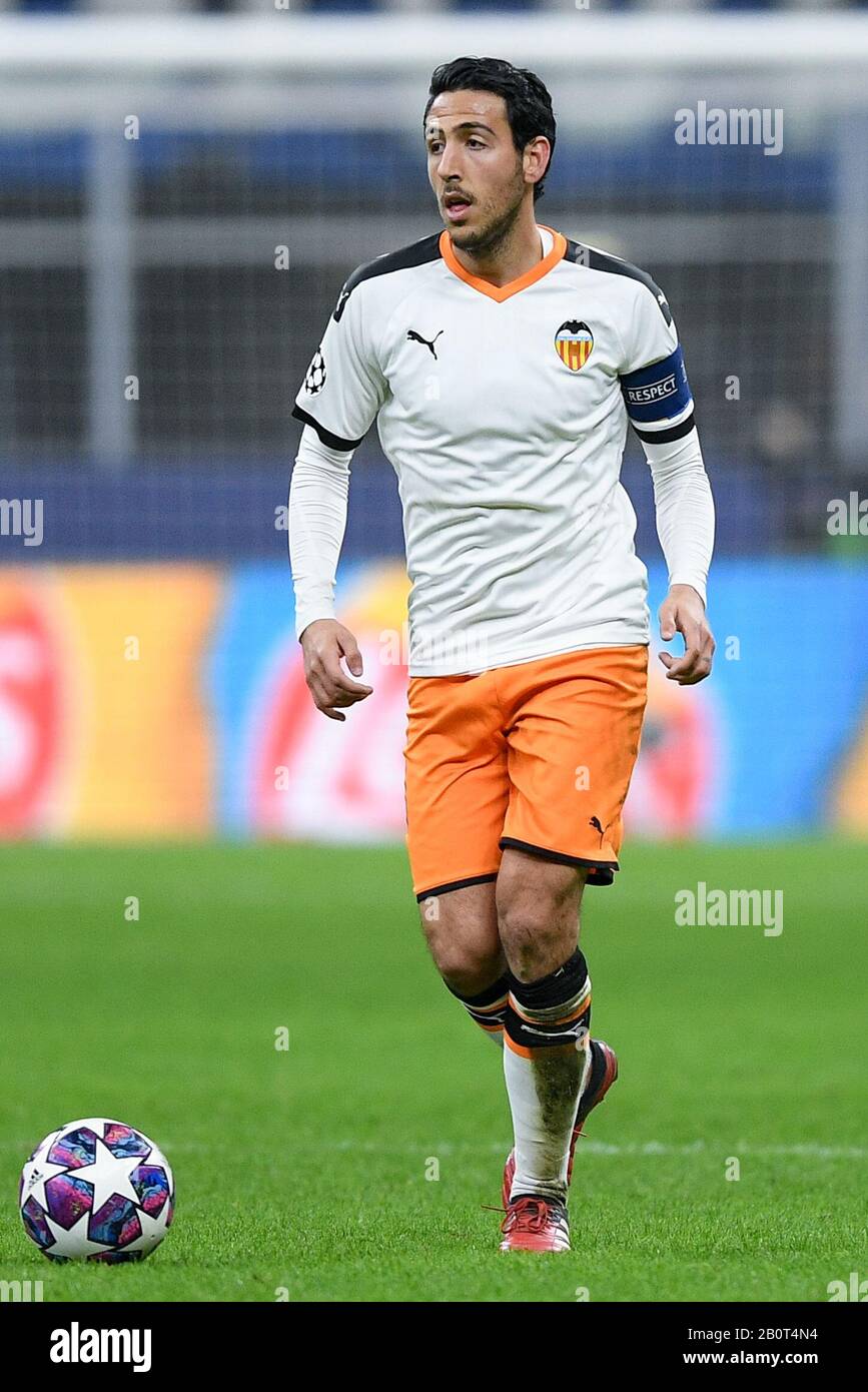 Daniel Parejo of Valencia during the UEFA Champions League Round of 16 ...