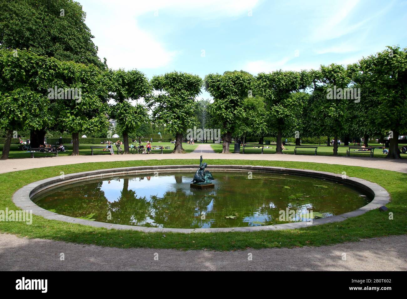 Fountain in Copenhagen city, Denmark Stock Photo - Alamy
