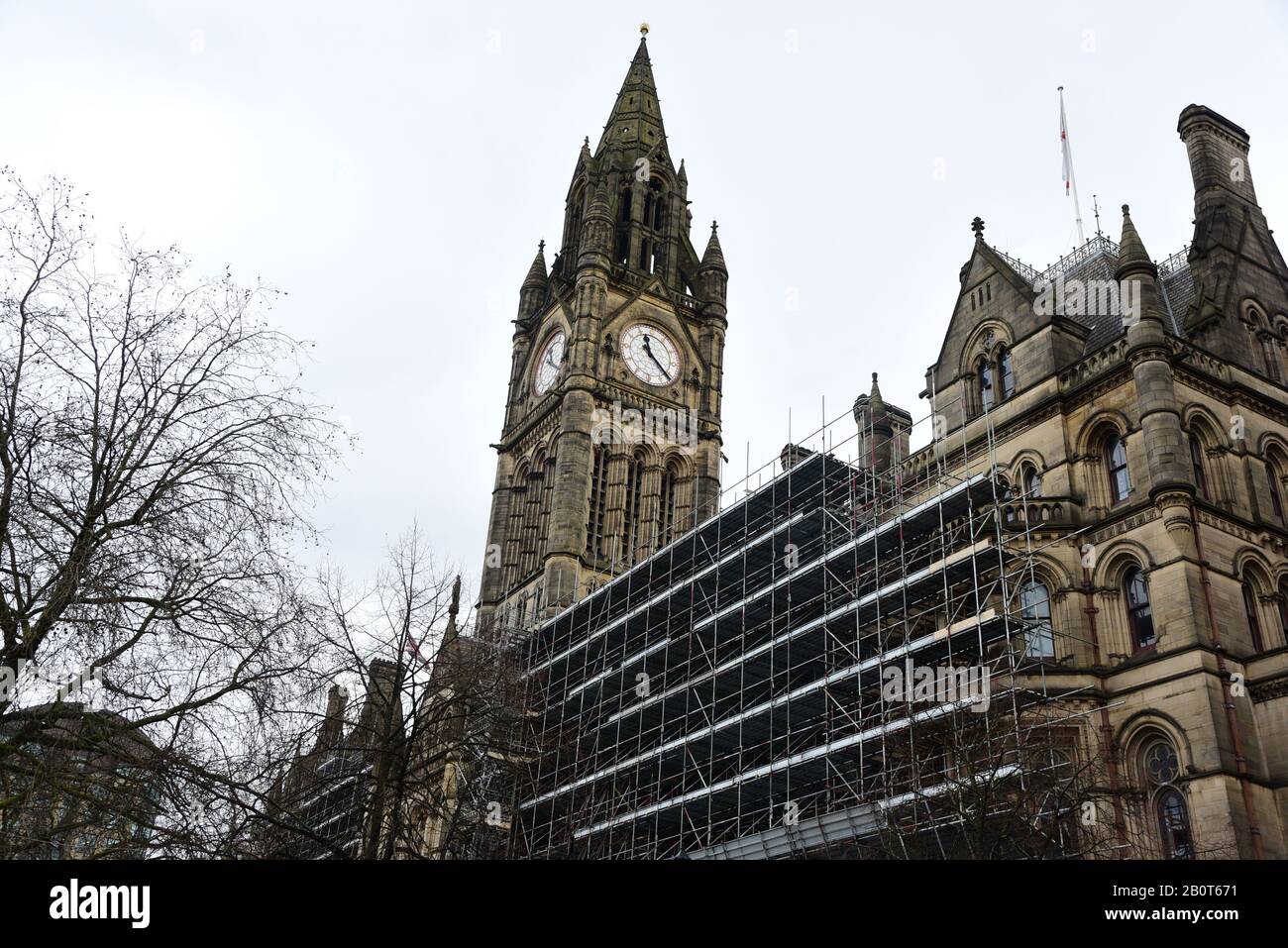 Manchester Town Hall Renovation Stock Photo - Alamy
