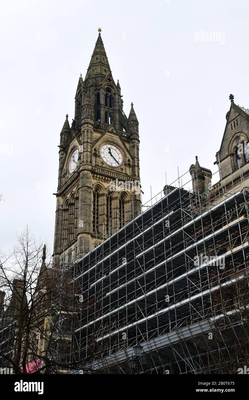 Manchester Town Hall Renovation Stock Photo - Alamy