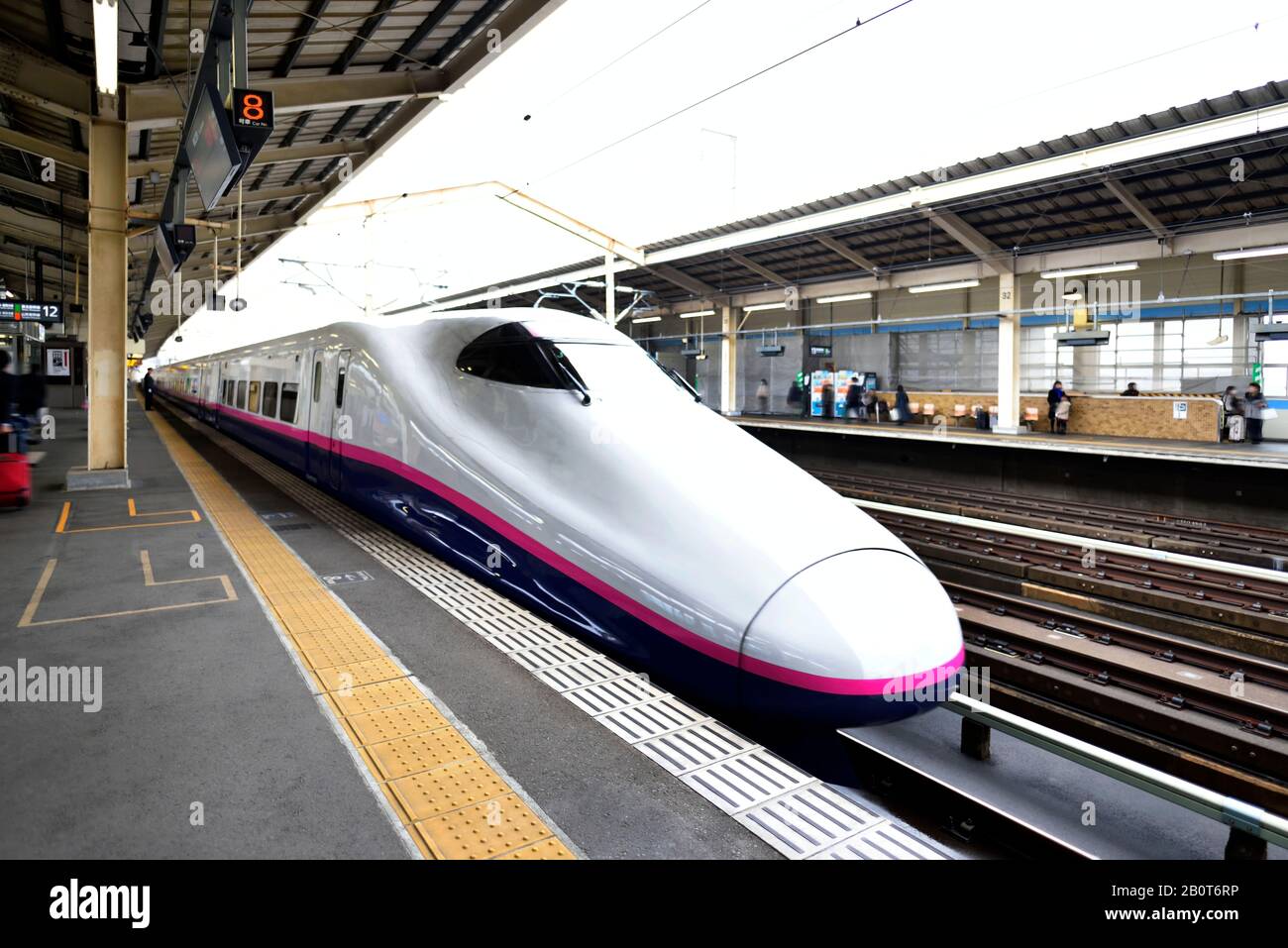 Shinkansen train Japan Stock Photo - Alamy
