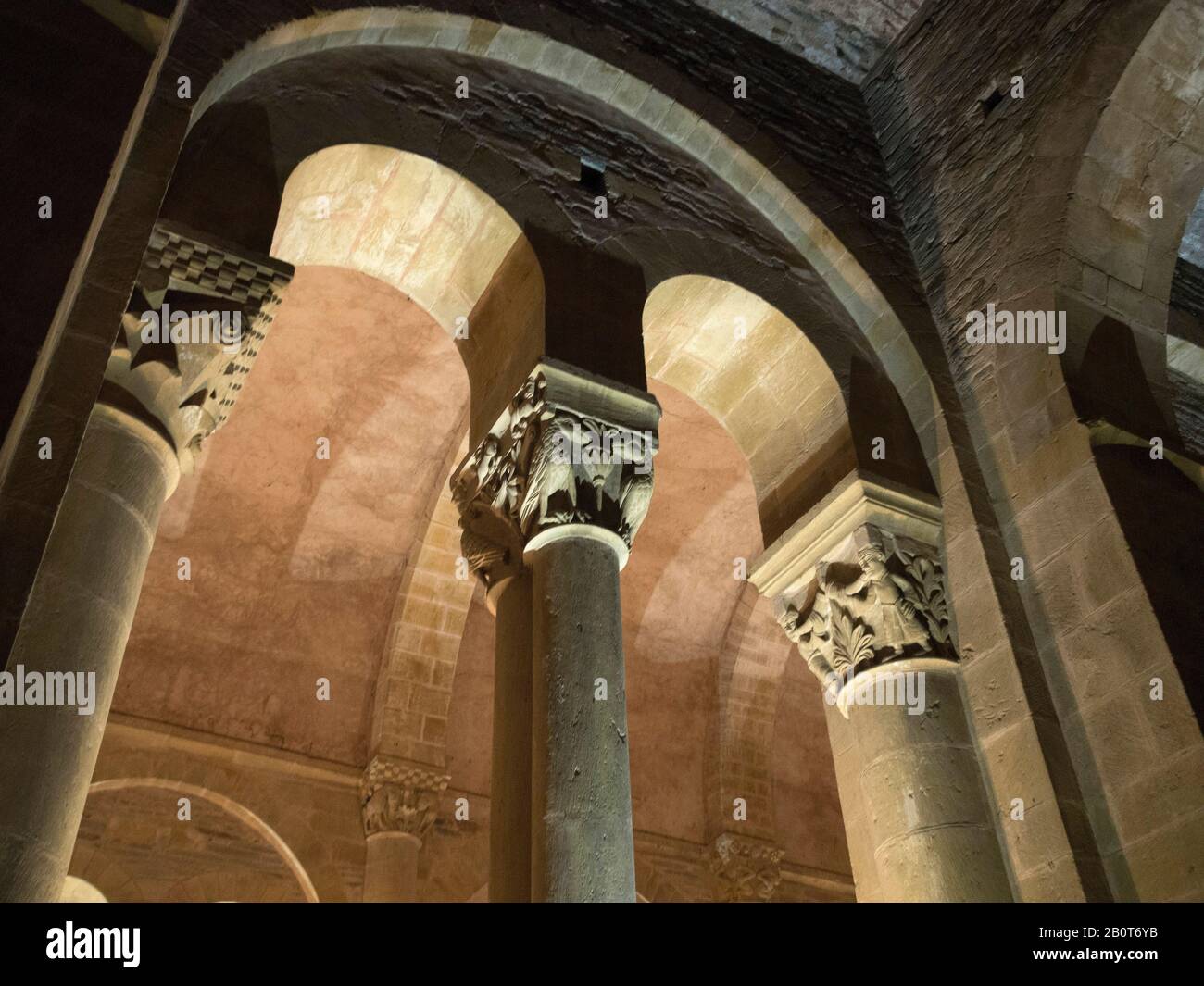 Sainte Foy Abbey, UNESCO World Heritage Site, Conques, Aveyron ...