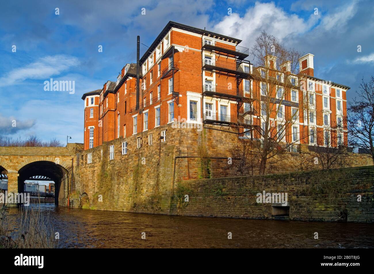 UK,South Yorkshire,Sheffield,Crown Plaza Royal Victoria Hotel and the ...