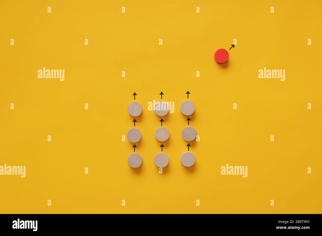 Concept going in circles hi-res stock photography and images - Alamy
