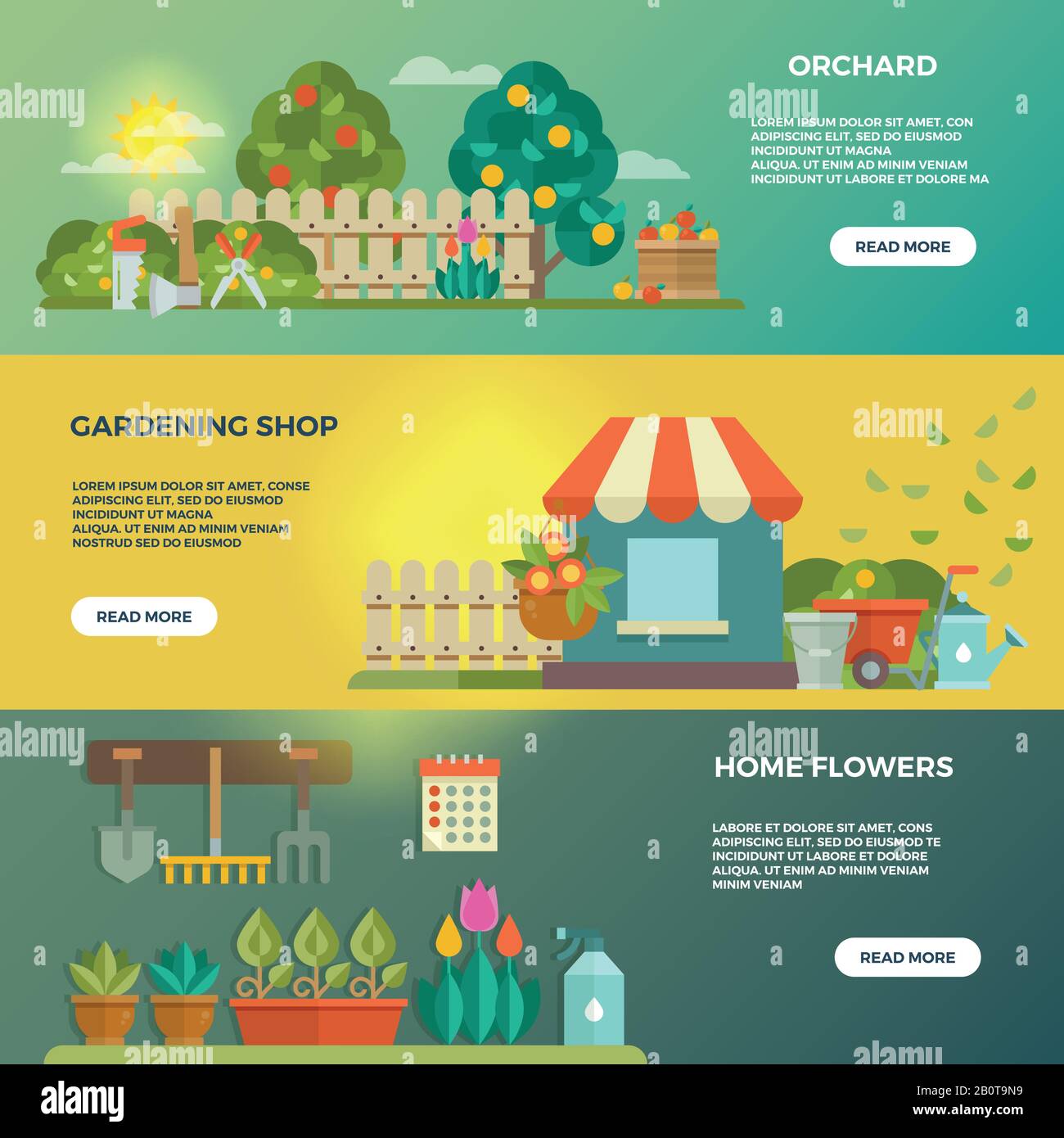 Home farm orchard Stock Vector Images - Alamy