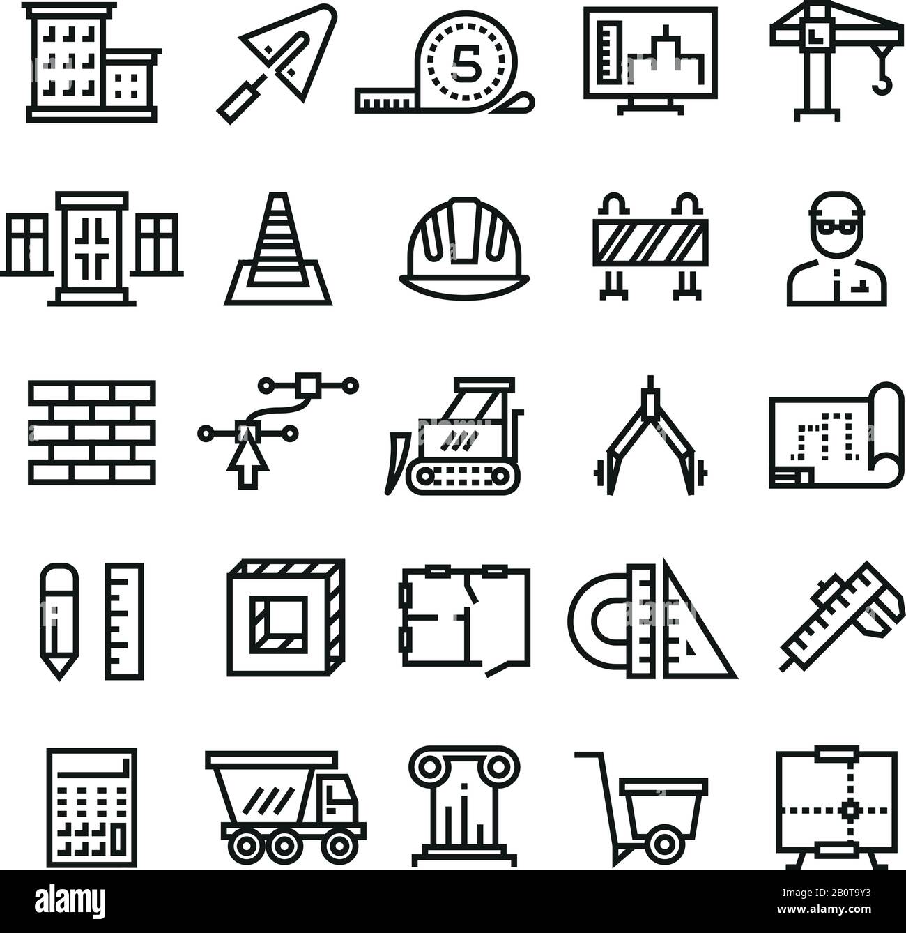 Construction industry, building house, architectural engineering and ...