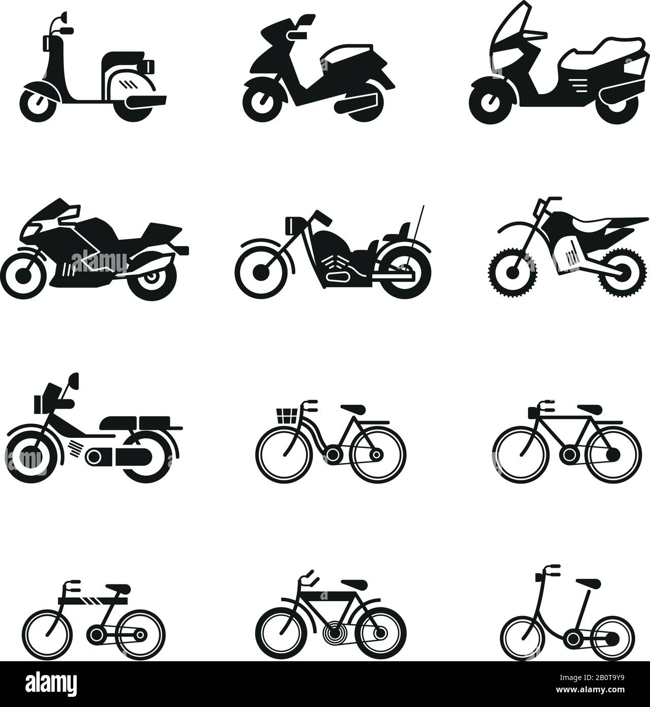 Motorcycle Chopper Icon