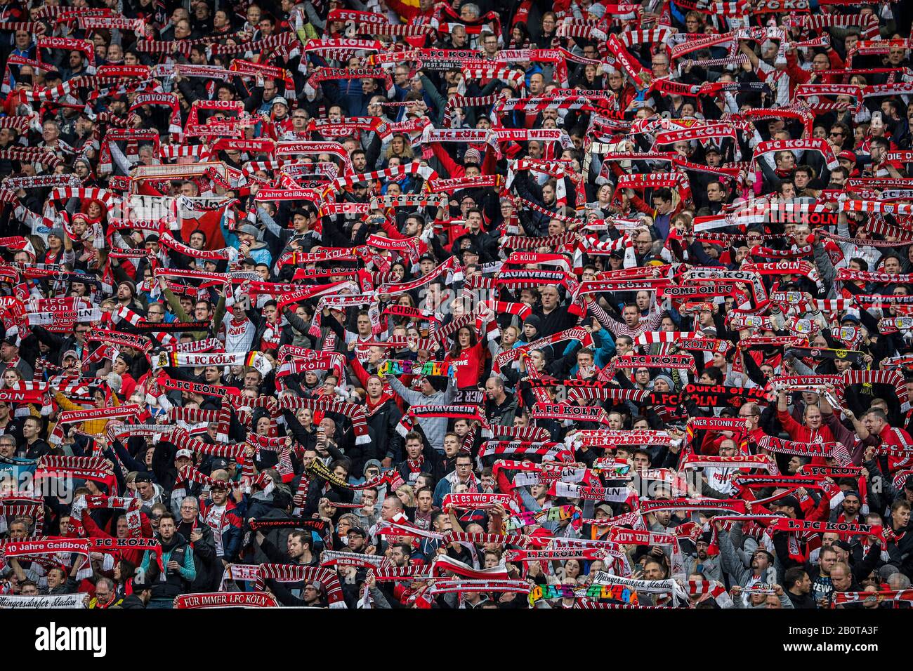 Koeln, Germany, RheinEnergieStadion, 16th Feb 2020: Fans of Cologne ...