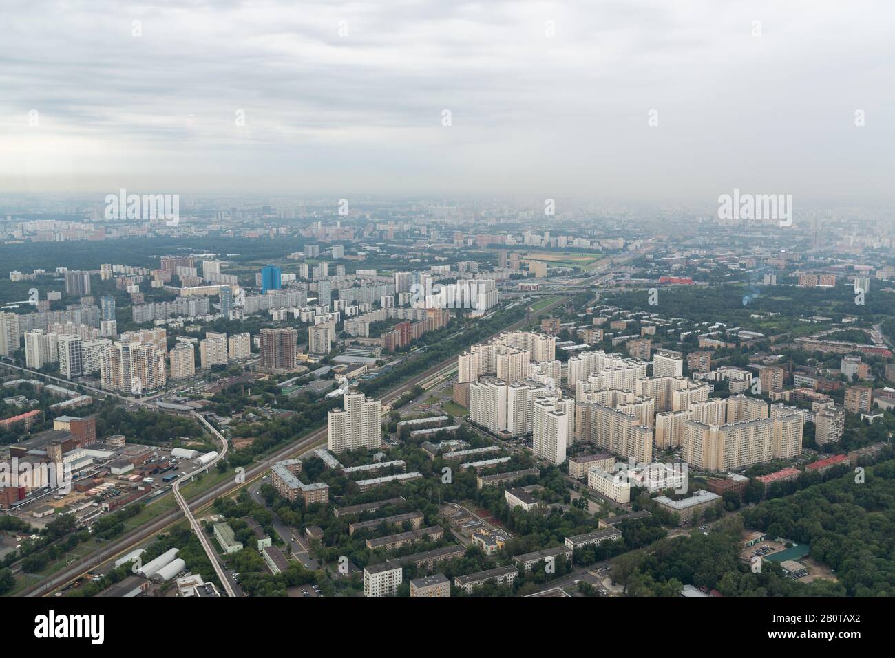 Aerial view of moscow hi-res stock photography and images - Alamy