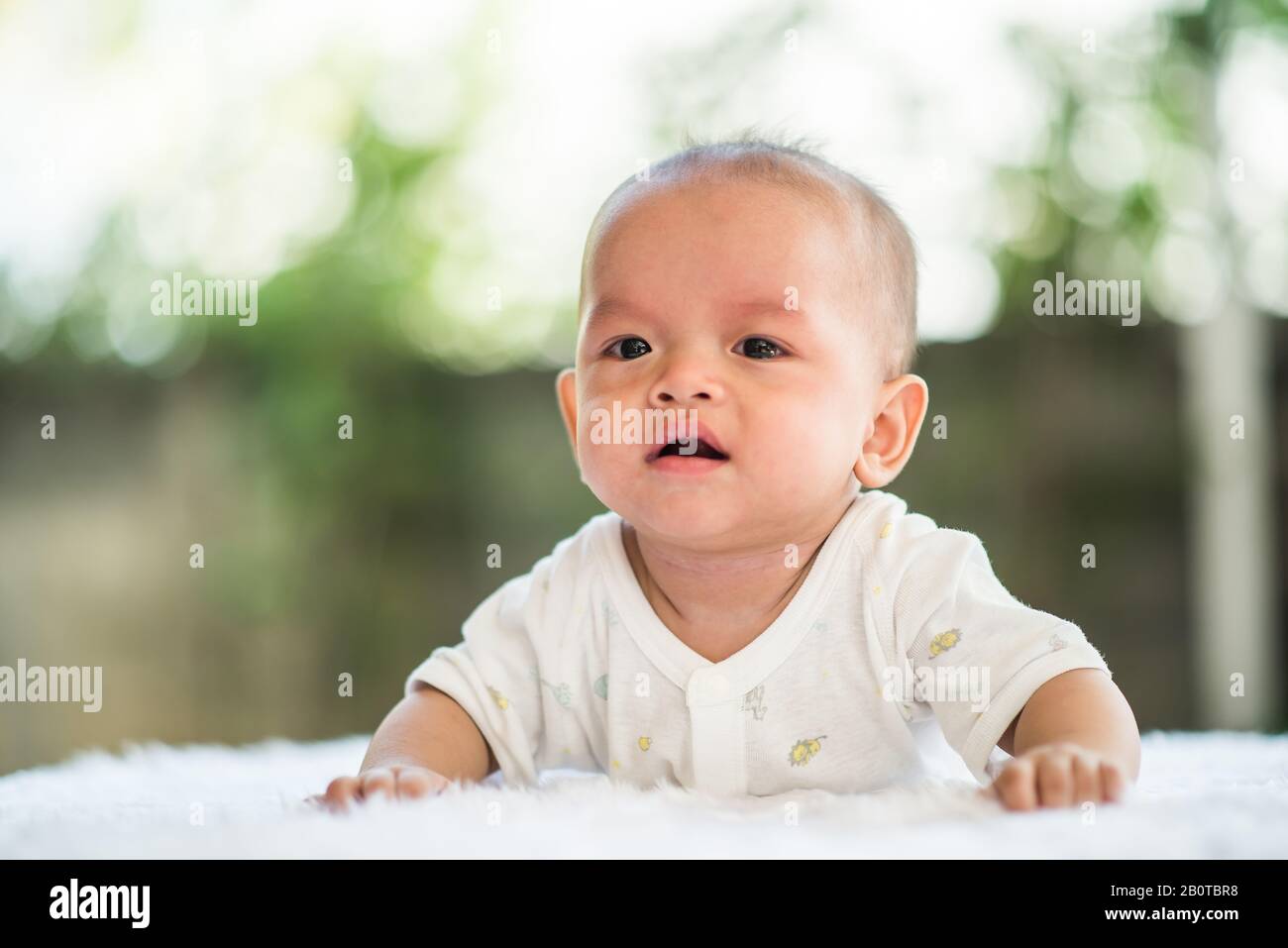 Baby boy crying. Sad child portrait Stock Photo - Alamy