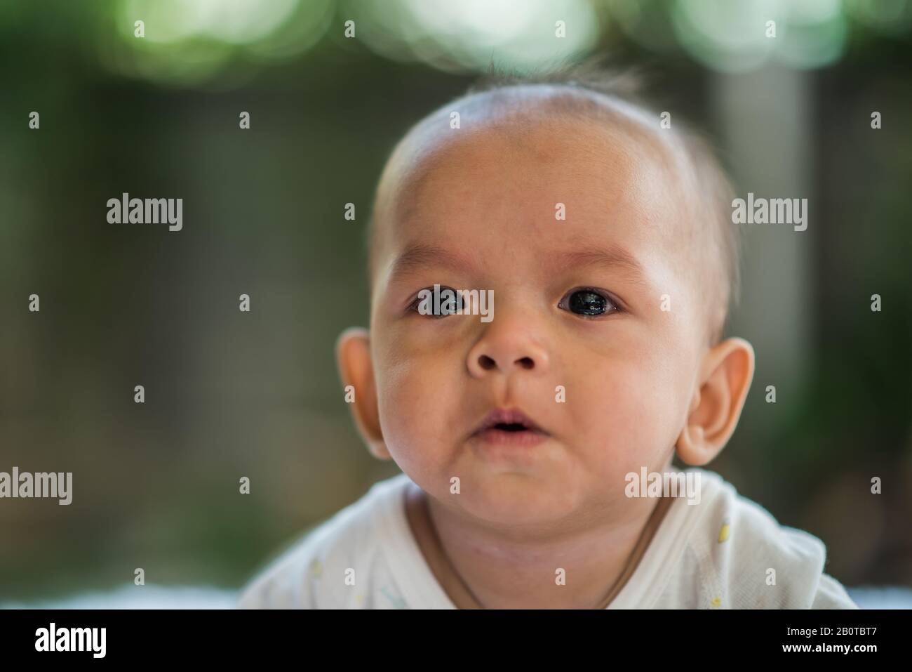 Baby boy crying. Sad child portrait Stock Photo - Alamy