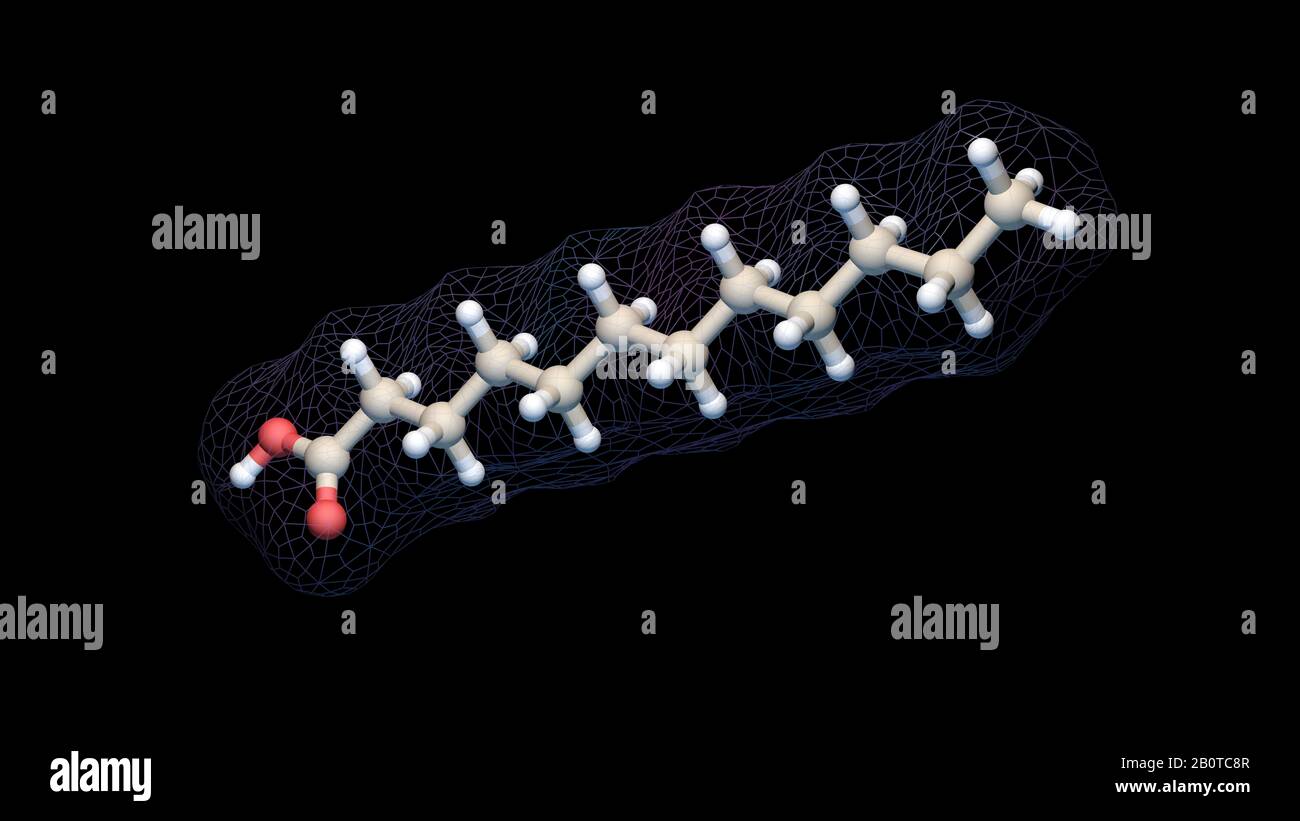 Sodium Laurate molecule . 3d rendering Stock Photo - Alamy