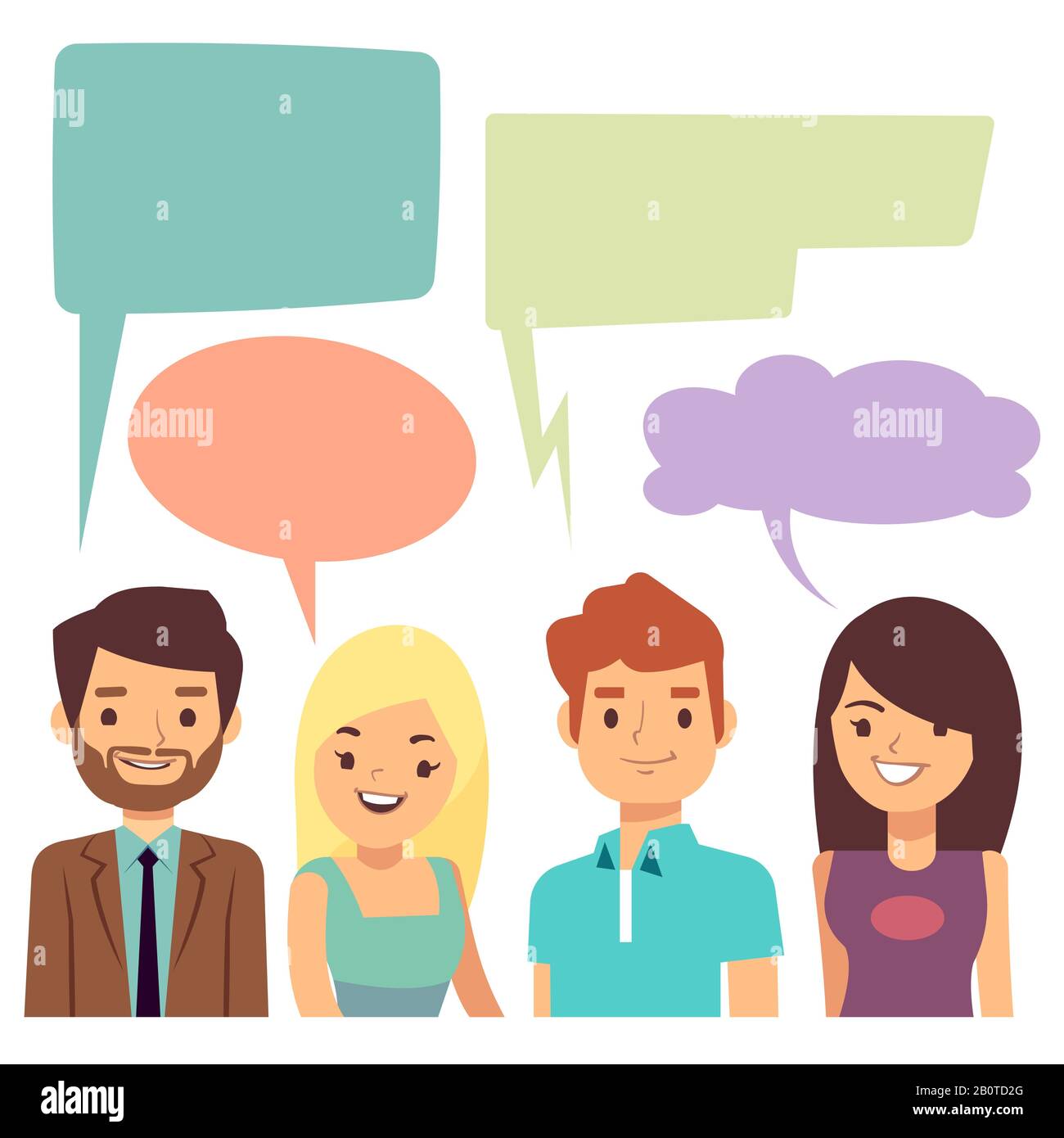 Group Discussion Cartoon