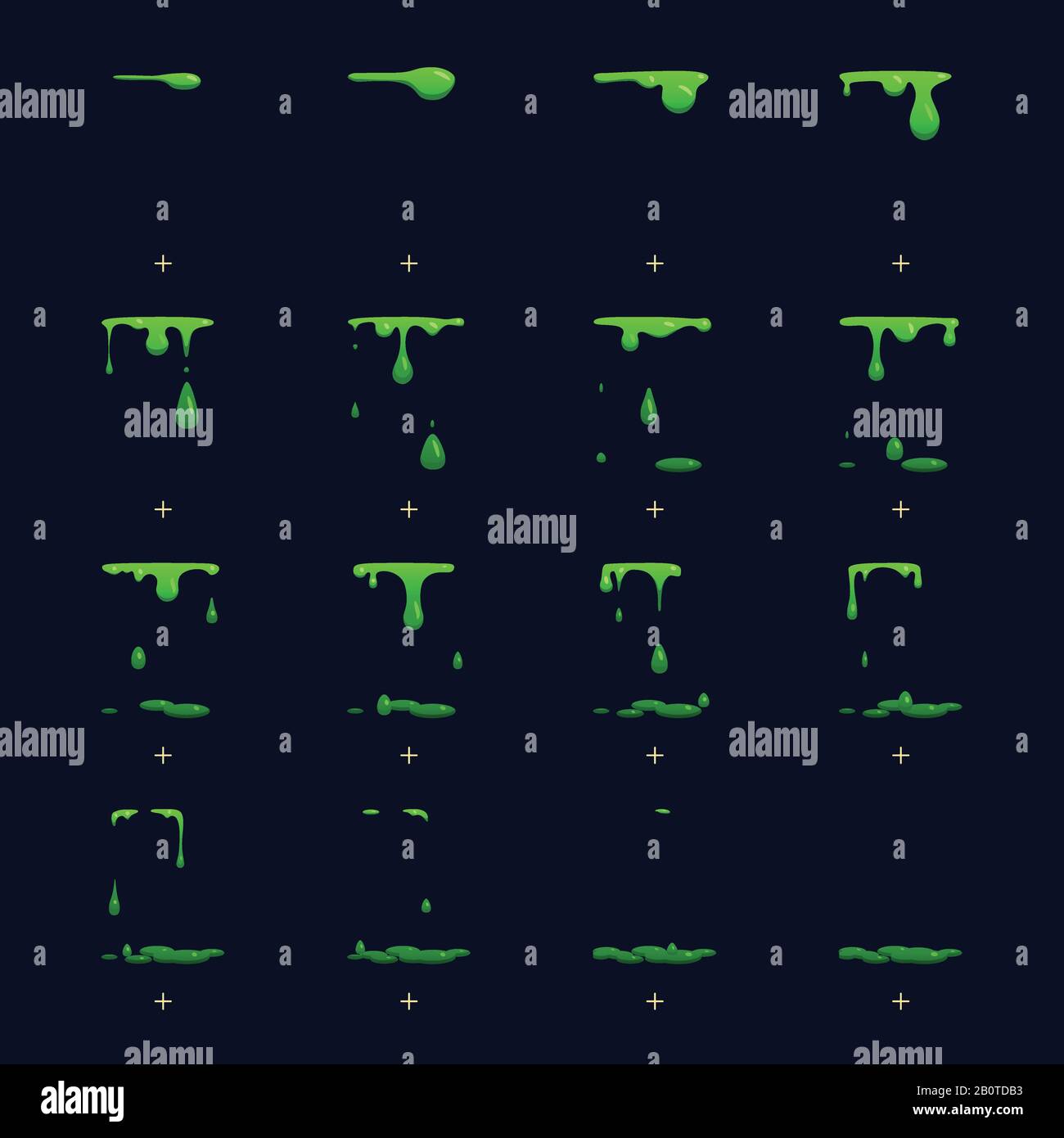 Animation slime Stock Vector Images - Alamy