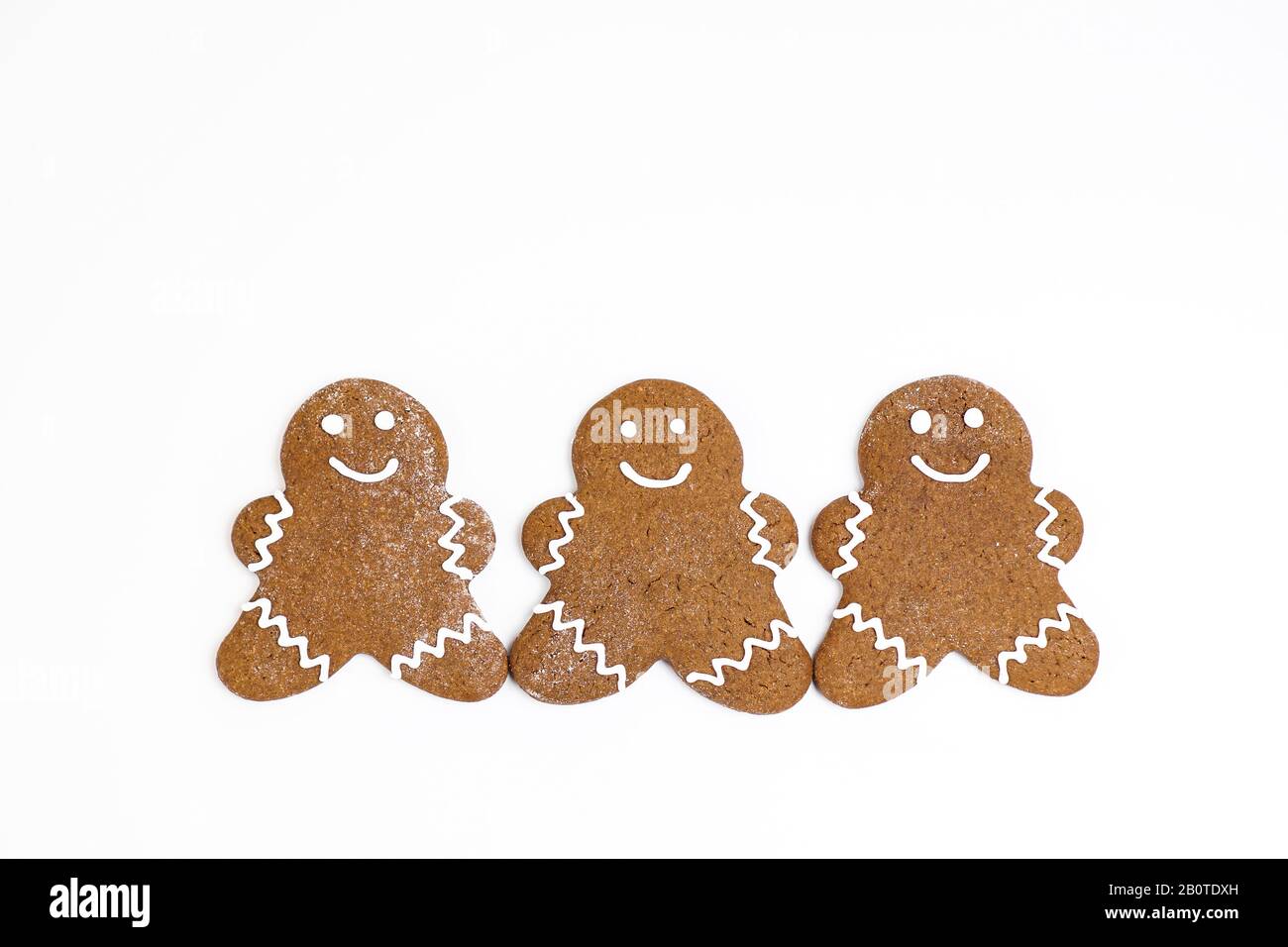 Gingerbread man cookies Stock Photo - Alamy