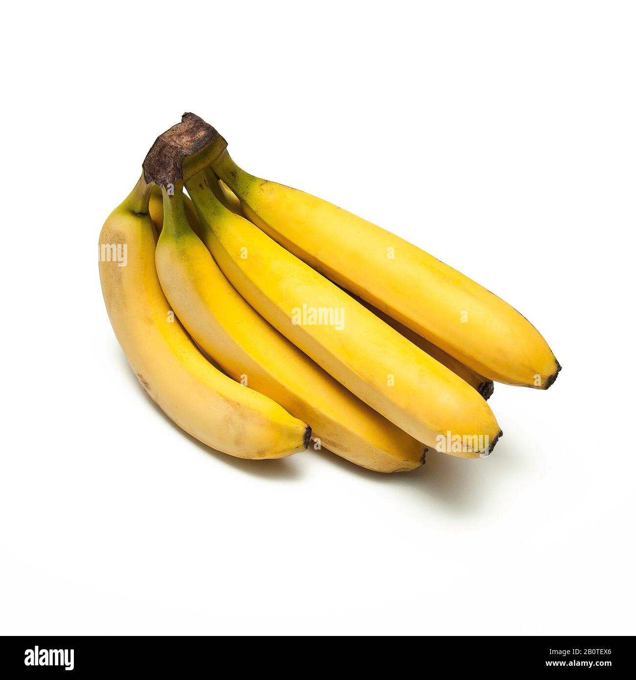 Bunch of bananas isolated on white background Stock Photo - Alamy
