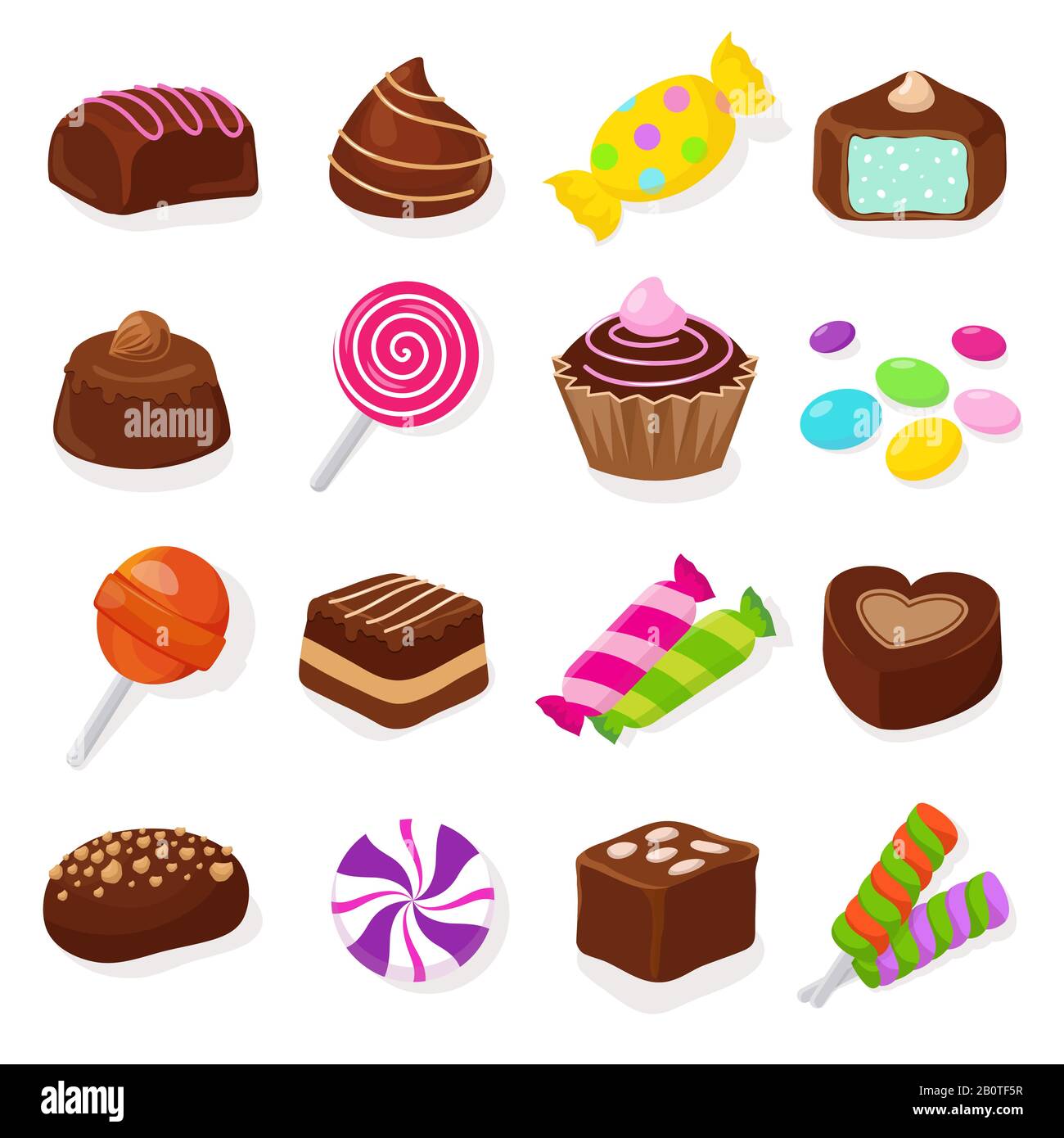 Lollipop Candy Cartoon Illustration Stock Vector Images Alamy
