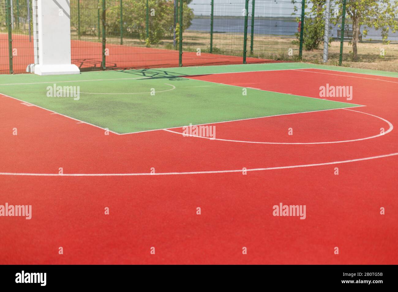 Colorful basketball court hi-res stock photography and images - Alamy