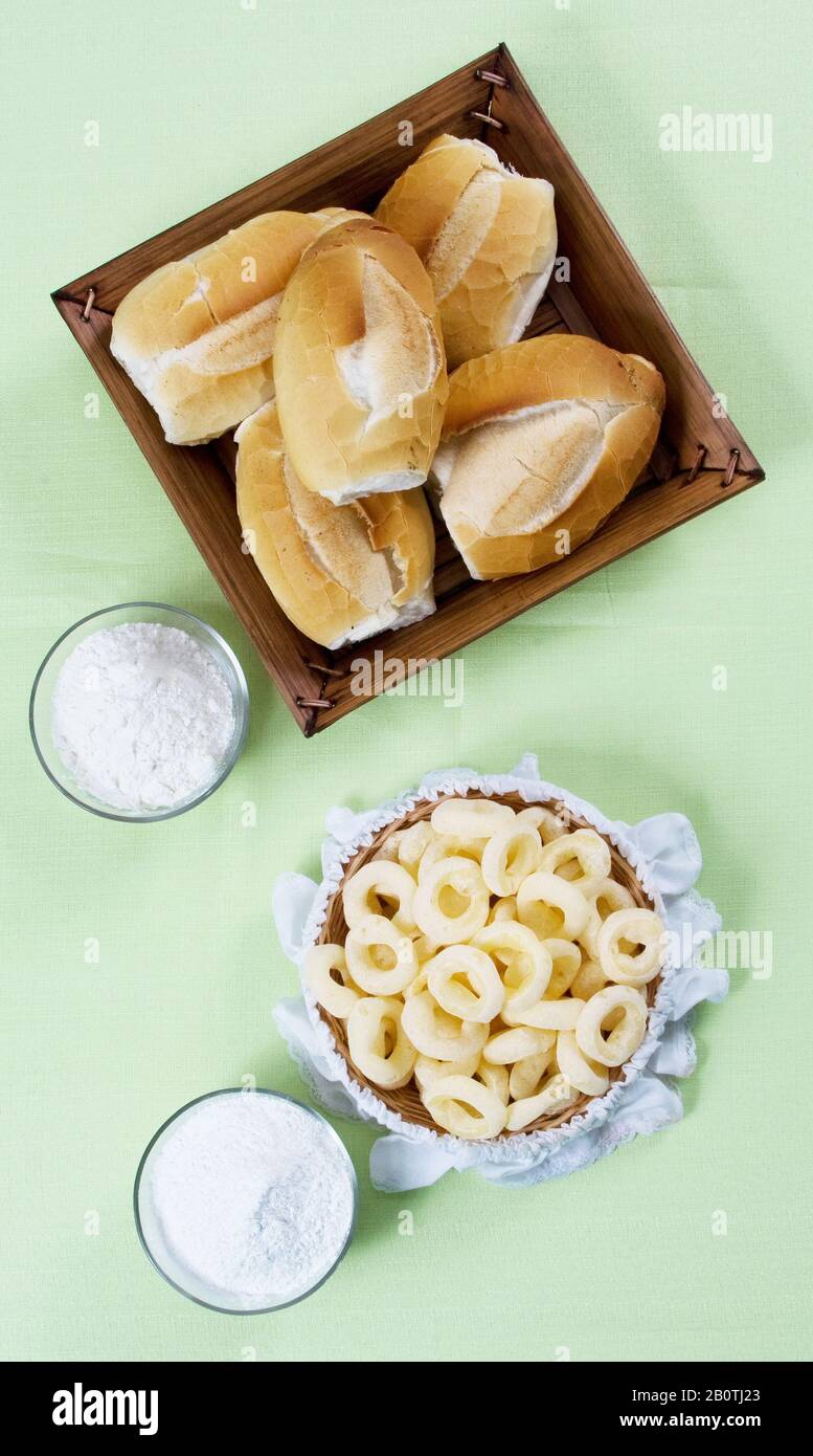 Manioc flour flours and of wheat and manioc flour brazilian cookie and ...