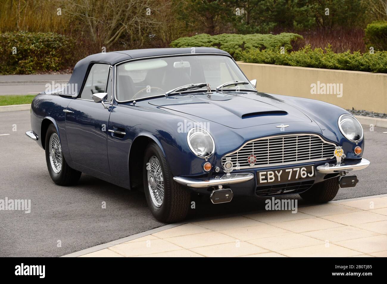 The Aston Martin DB6, which belongs to the Prince of Wales at the new ...