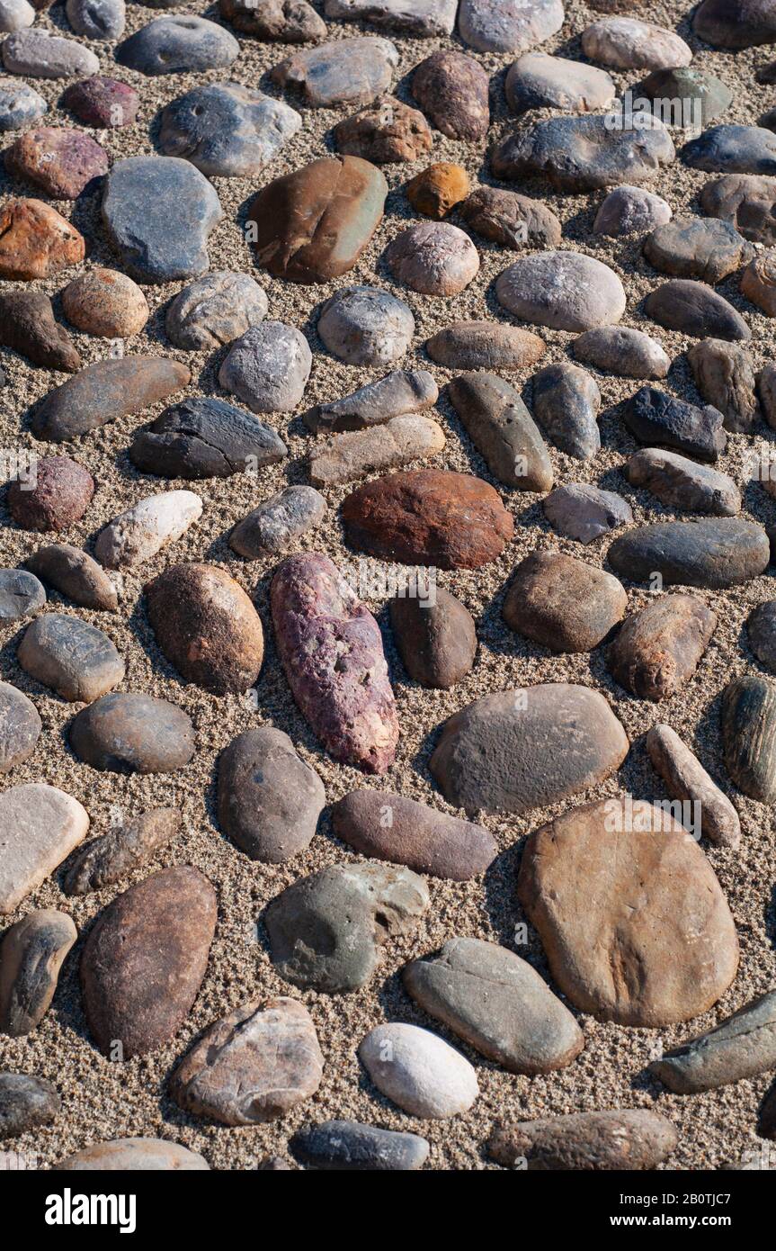 Details of Cobblestone Pavement Stock Photo - Alamy