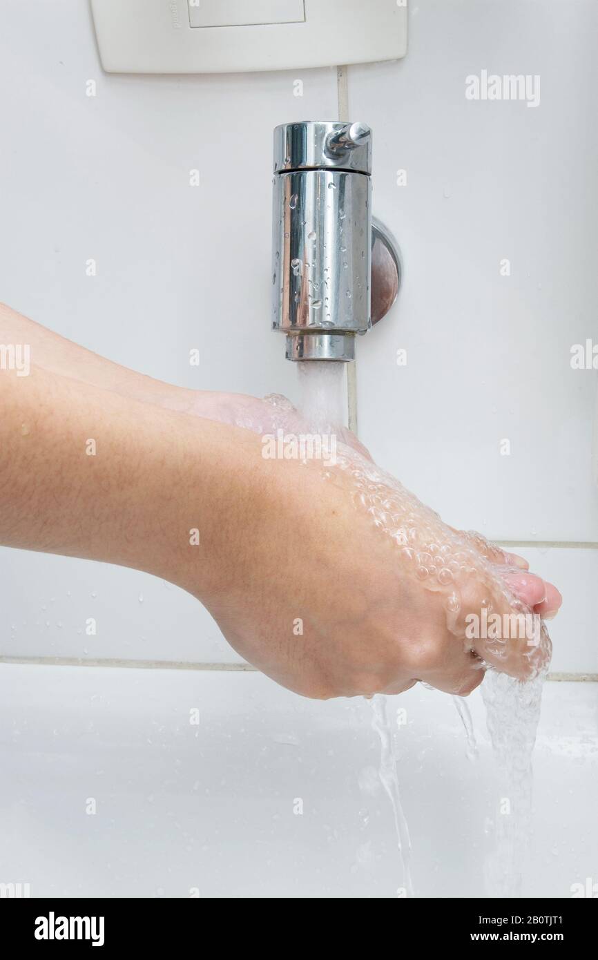 Washing under arms hi-res stock photography and images - Alamy