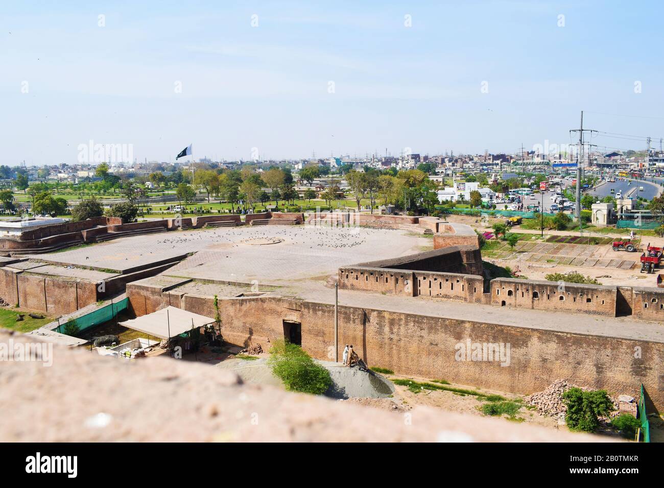 Amazing view of city from a fort Stock Photo - Alamy