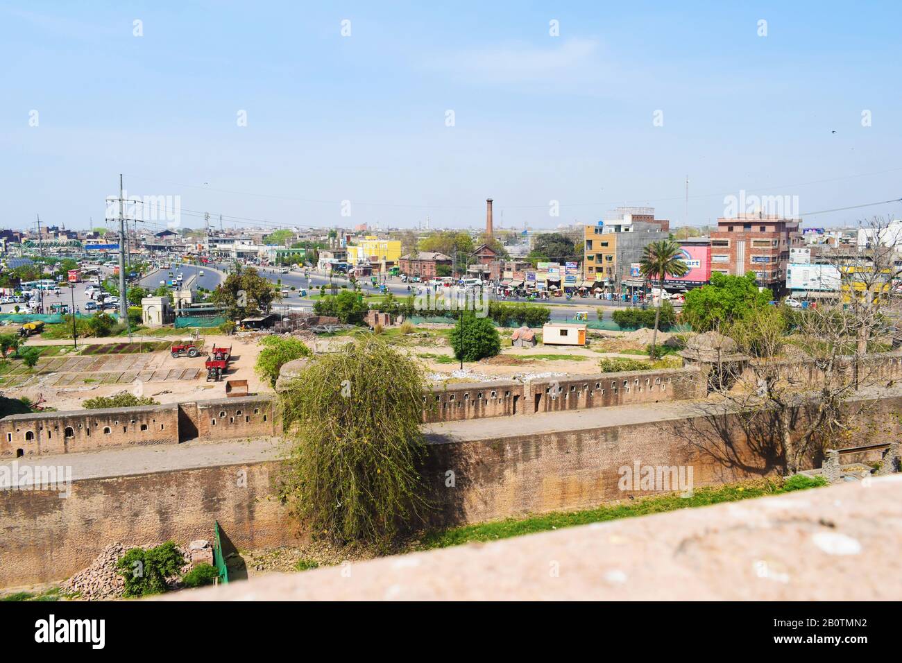 Amazing view of city from a fort Stock Photo - Alamy
