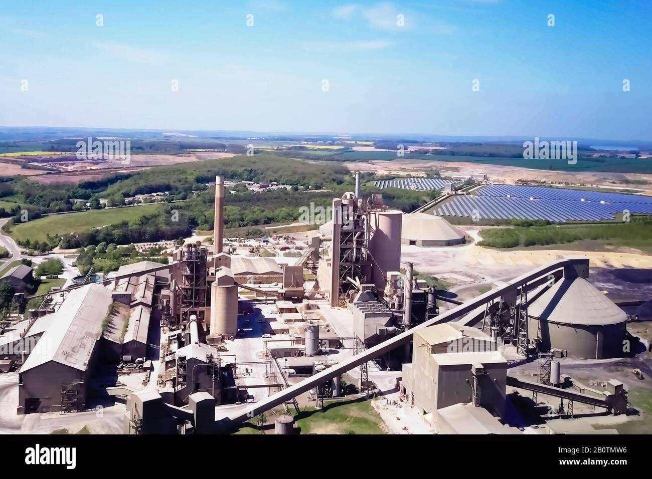 Portland cement factory hi-res stock photography and images - Alamy