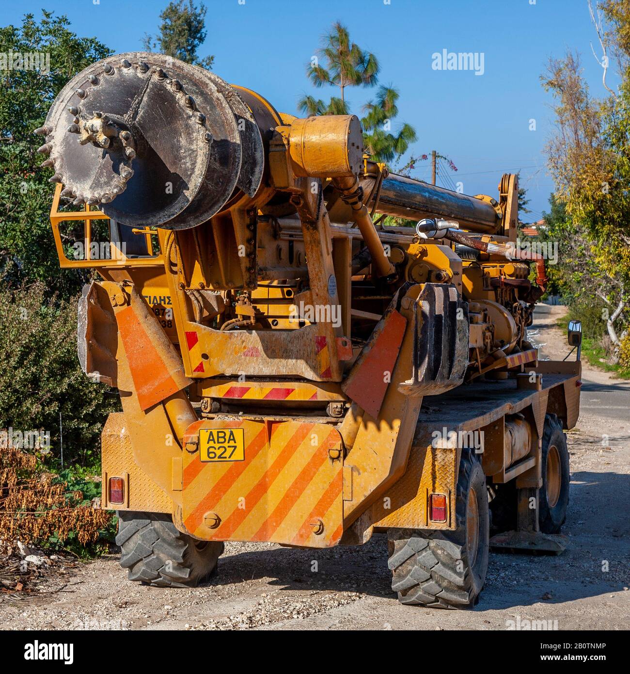 Mobile Rock drilling Auger; Heavy duty drill bit foundation boring ...