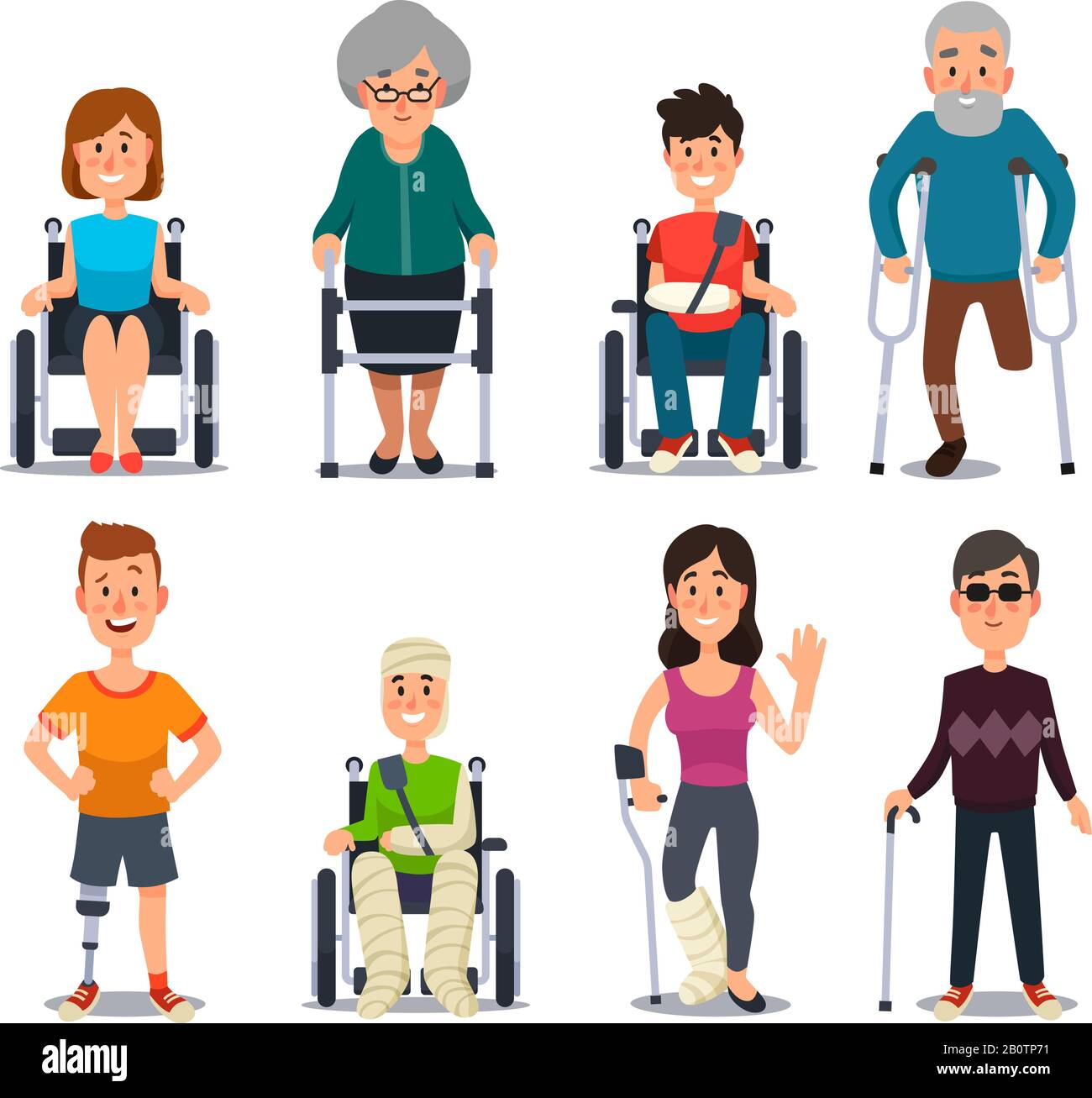Disabled People Clipart