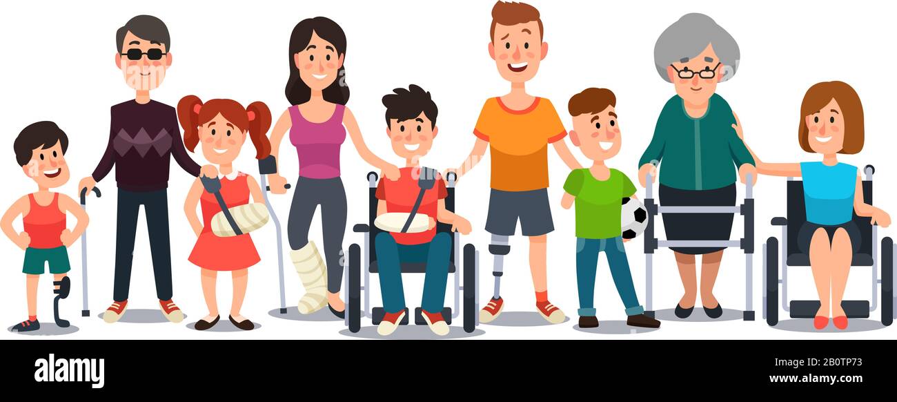 Disabled child on crutches hi-res stock photography and images - Alamy