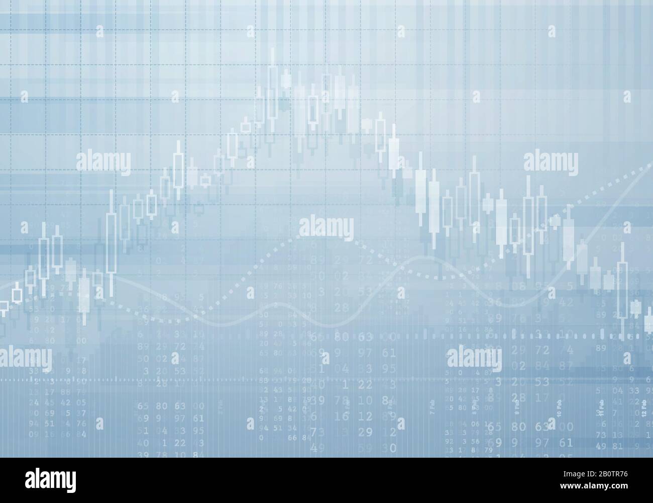 Banking business graph vector background. Investment and economy ...