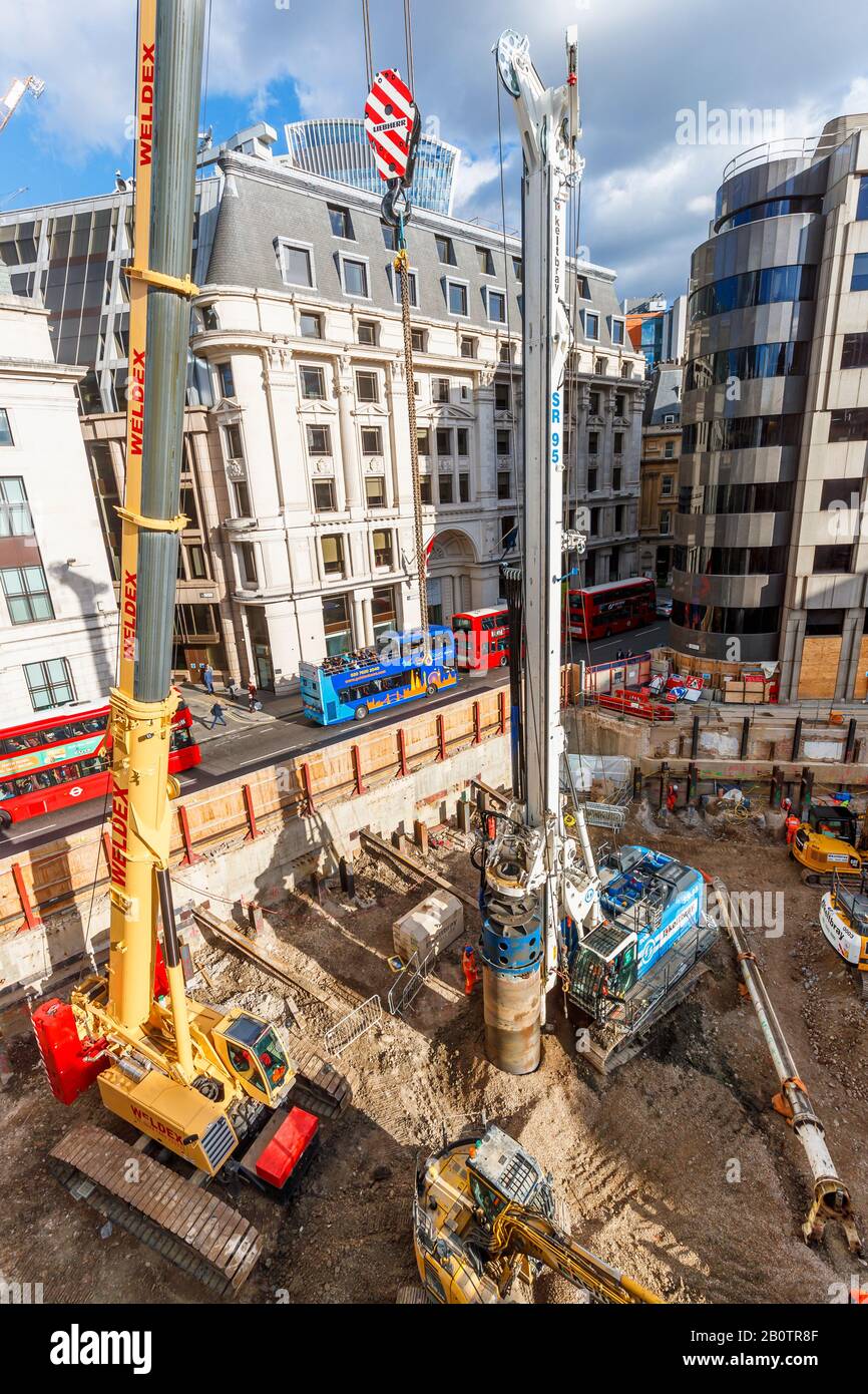 The Whole Block Site, construction site of the new entrance location ...