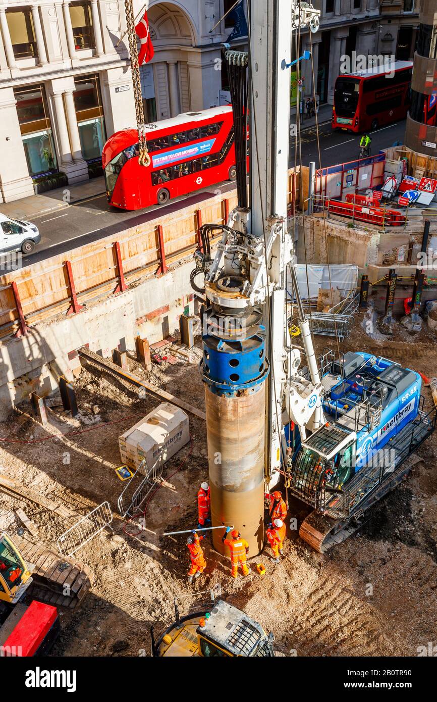 The Whole Block Site, construction site of the new entrance location ...