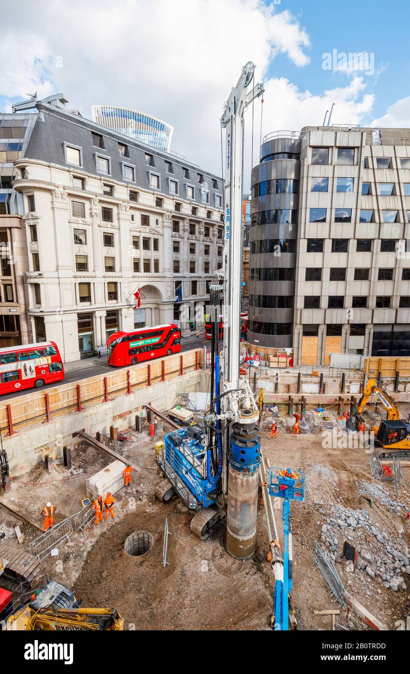 The Whole Block Site, construction site of the new entrance location ...