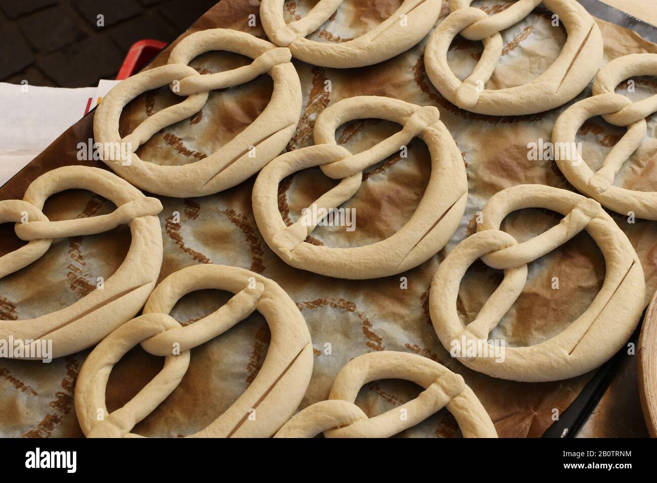 Raw pretzel hi-res stock photography and images - Alamy