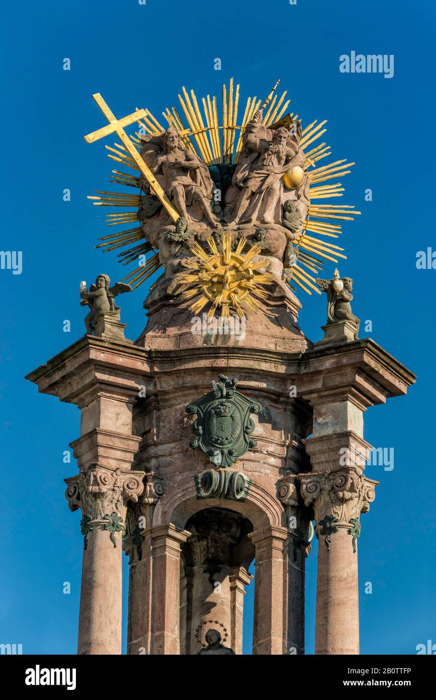 Plague Column, Baroque style, at Namesti Sv Trojice (Holy Trinity Sq ...