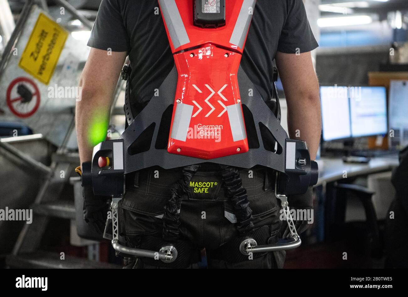 Stuttgart, Germany. 21st Feb, 2020. An employee of the Stuttgart ...