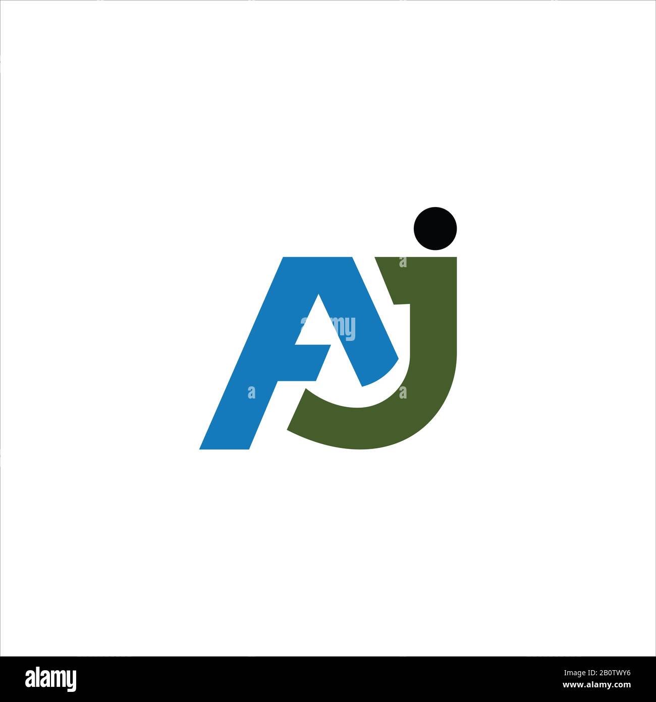 Aj logo design hi-res stock photography and images - Alamy