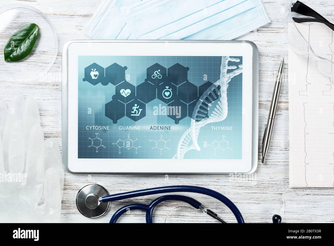 Human genetic research in medical laboratory Stock Photo - Alamy