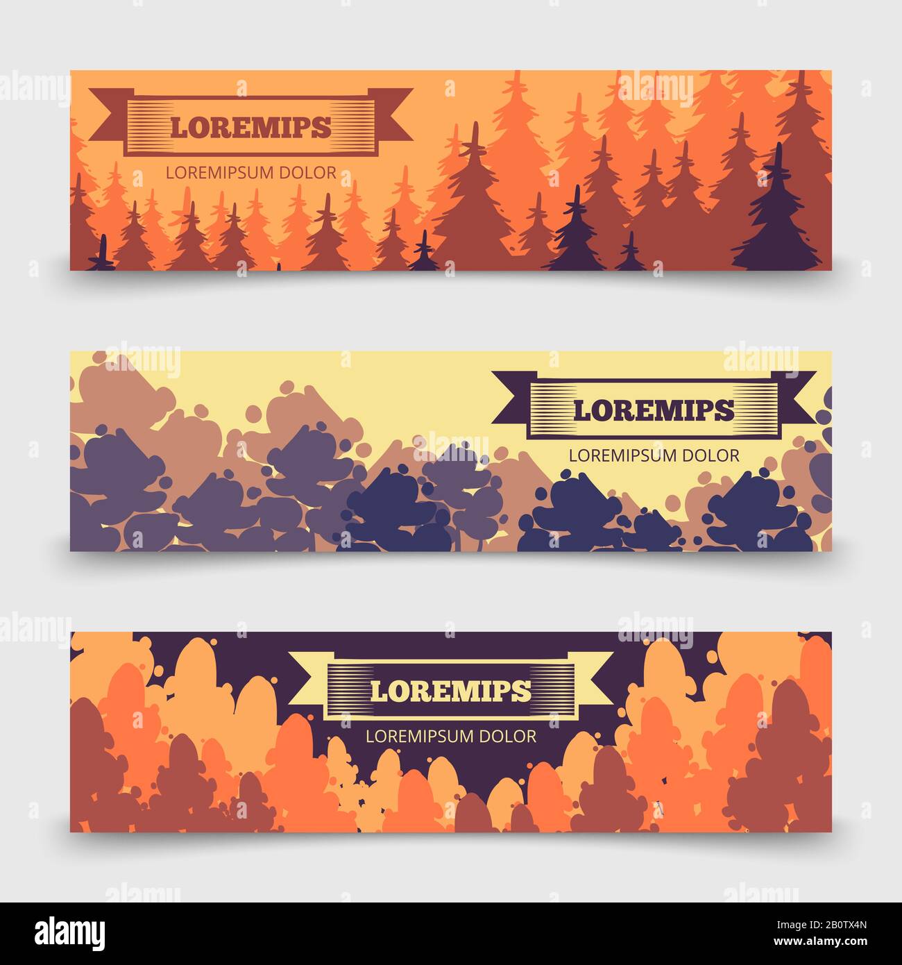 Enchanted forest illustration hi-res stock photography and images - Alamy