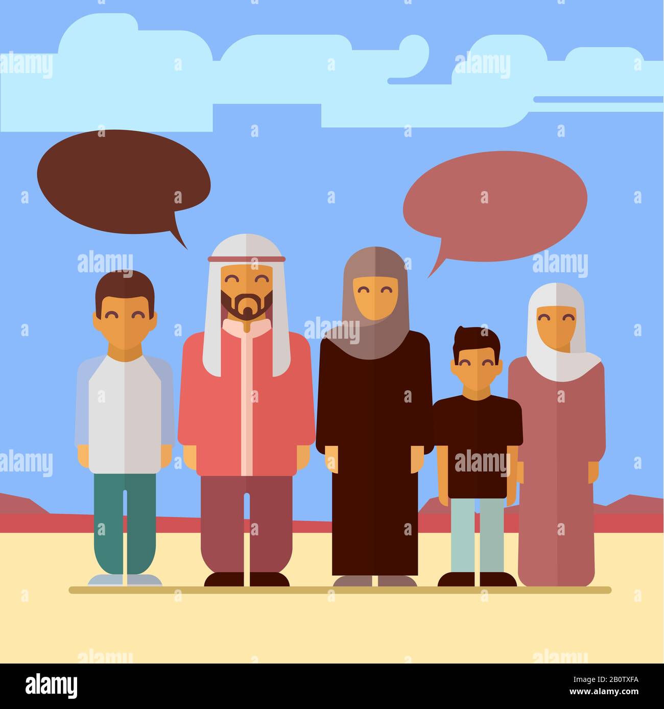 Leisure multicultural Stock Vector Images - Alamy