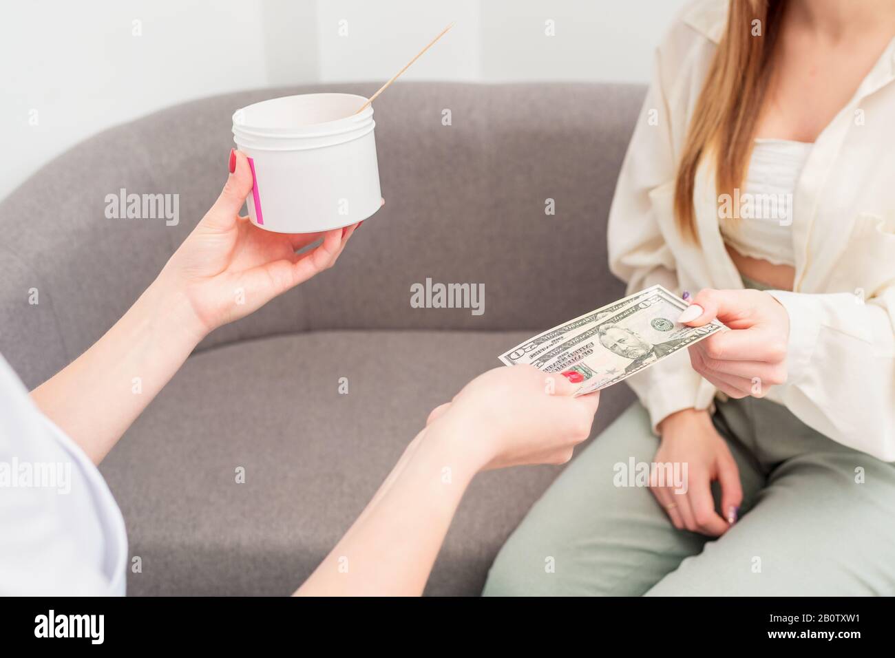 Goods services money exchange hi-res stock photography and images - Alamy