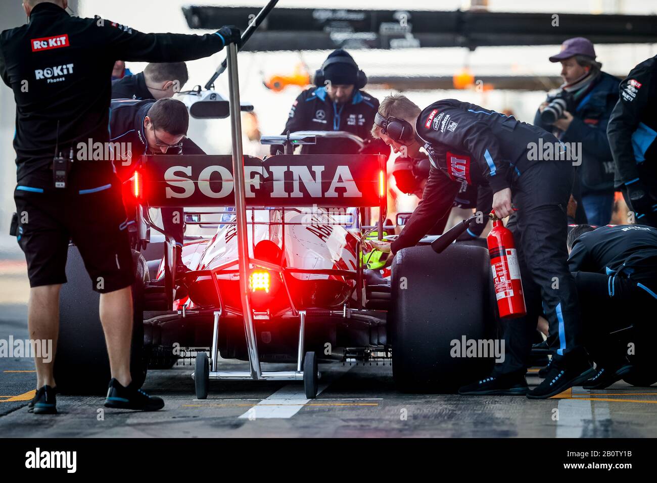 Nicholas Latifi of Rokit Williams Racing Team seen in action during the ...