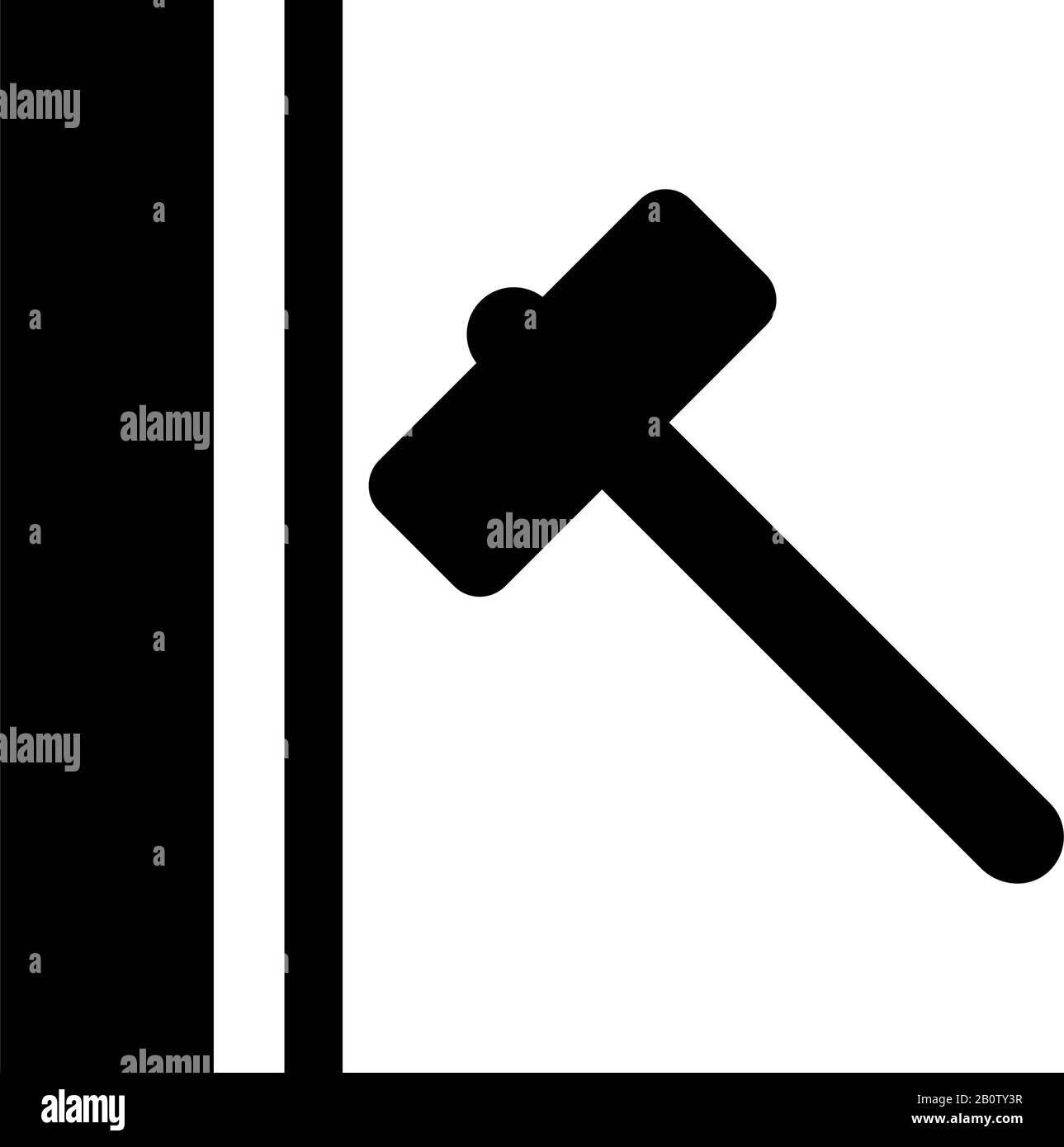 Extra strong Designation on the wallpaper symbol icon black color ...