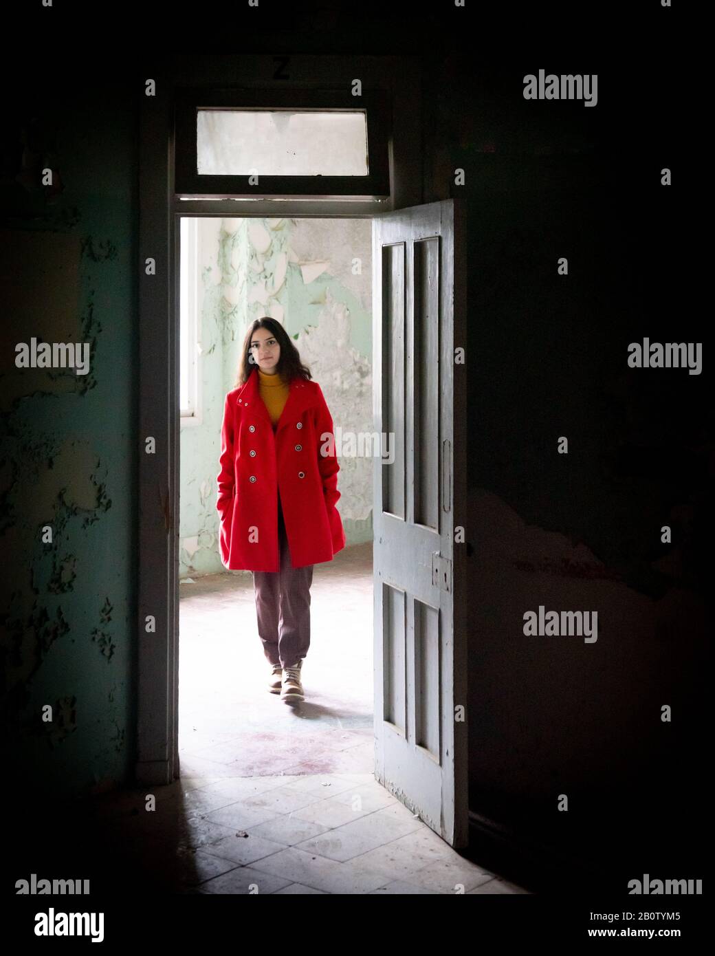 Women Walking Thru Door