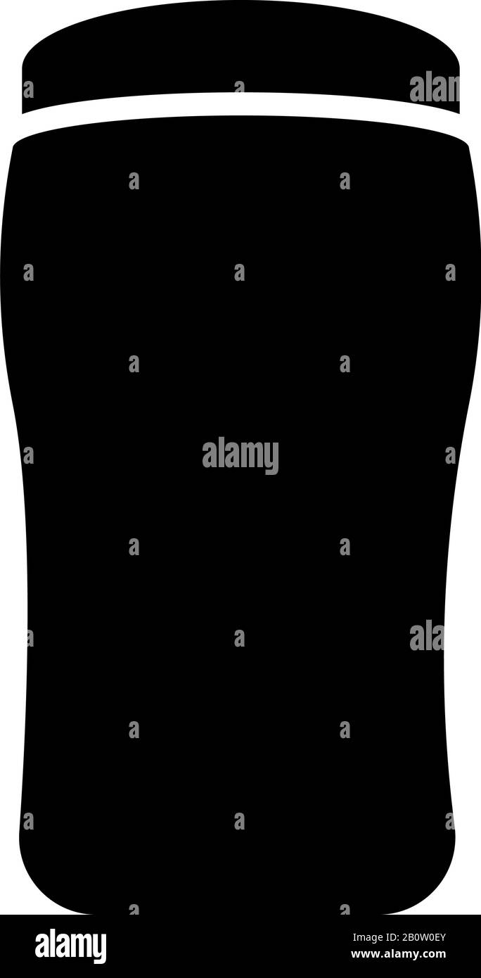 Antiperspirant dry Deodorant Cosmetic product icon black color vector ...